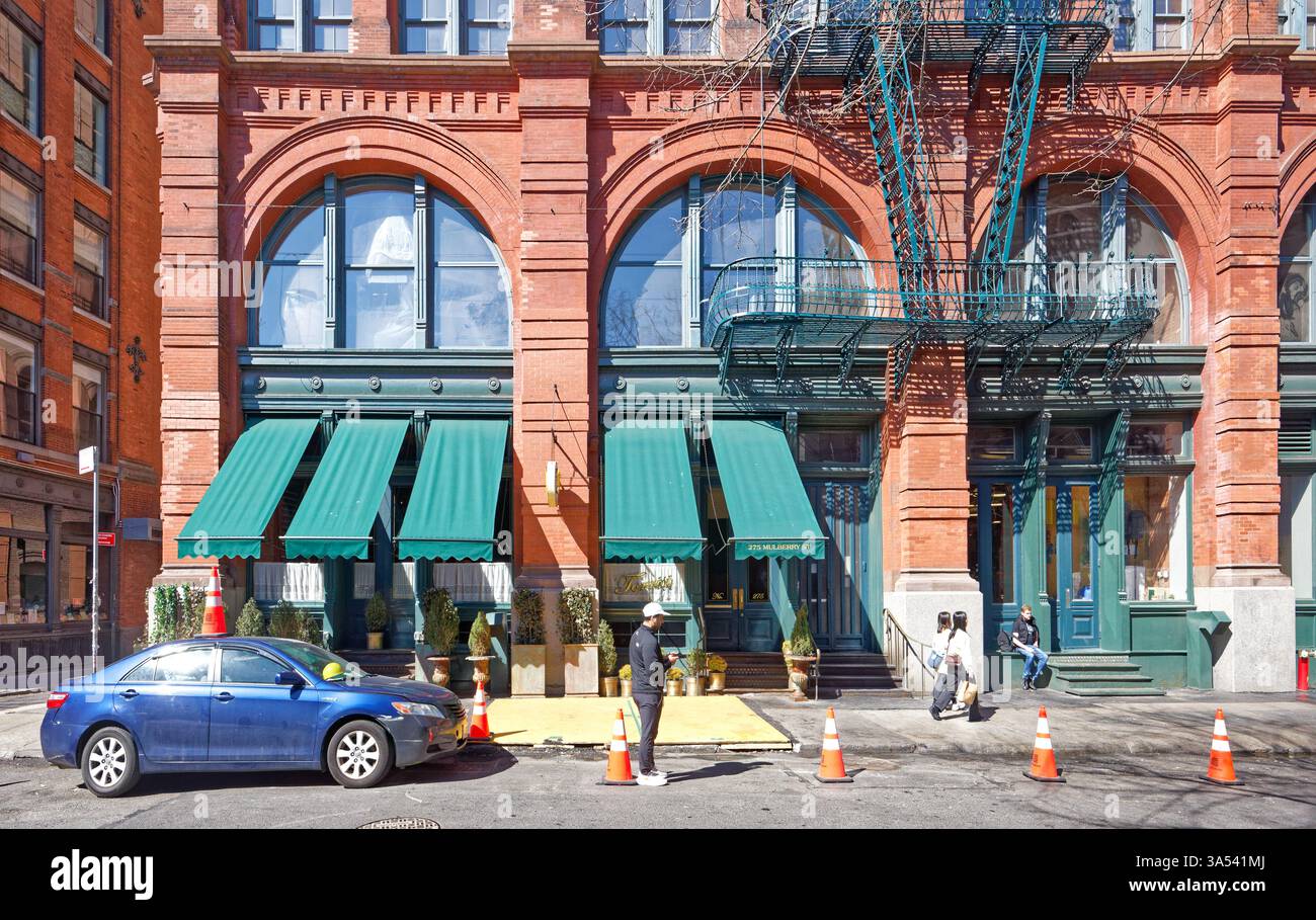Italian Restaurant Torrisi occupies the ground floor of Puck Building's ...