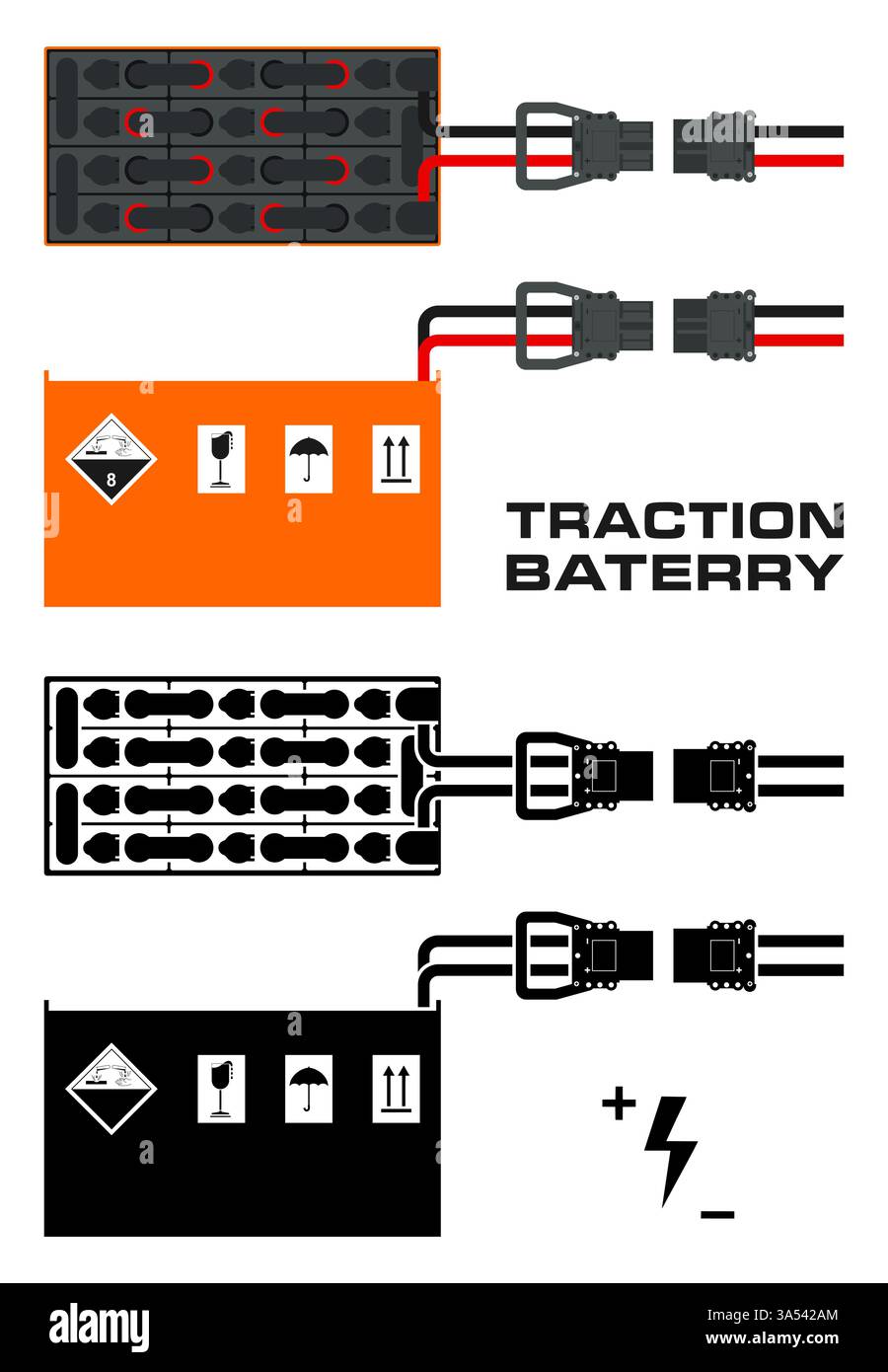 Industrial traction battery vector design Stock Vector Image & Art - Alamy