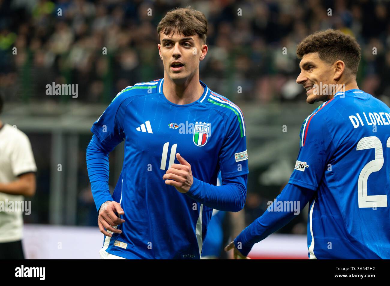Daniel Maldini (Italy) during the UEFA Nations League, Quarter-finals ...