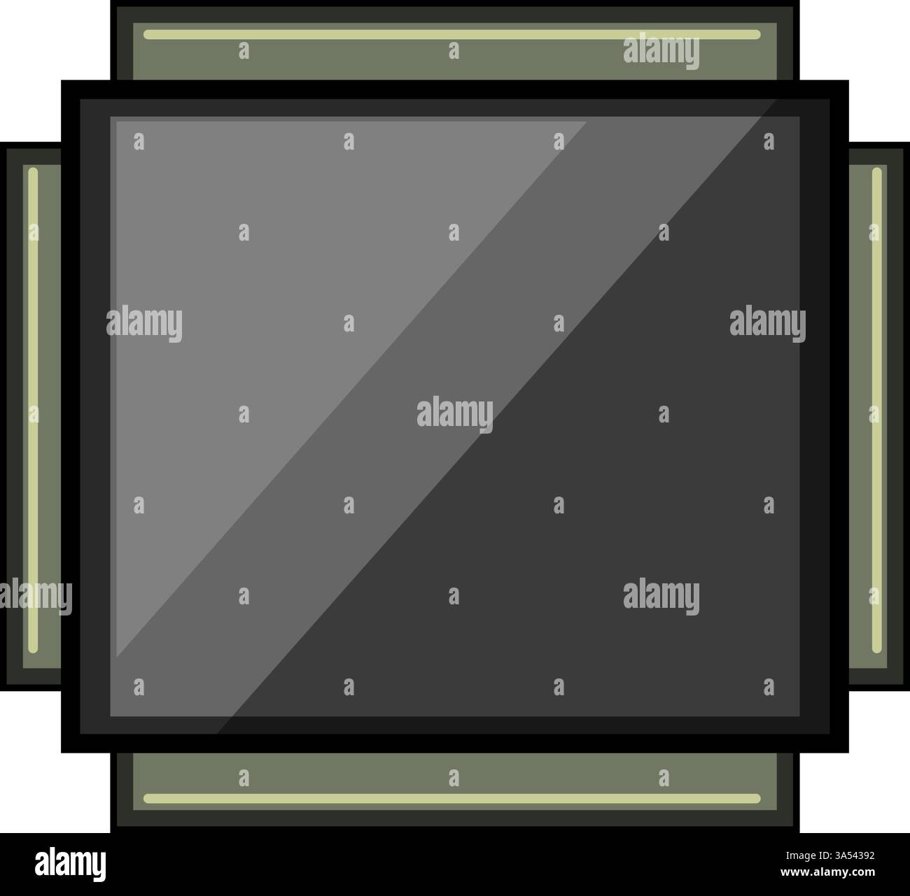 latte microchip cartoon vector illustration Stock Vector Image & Art ...