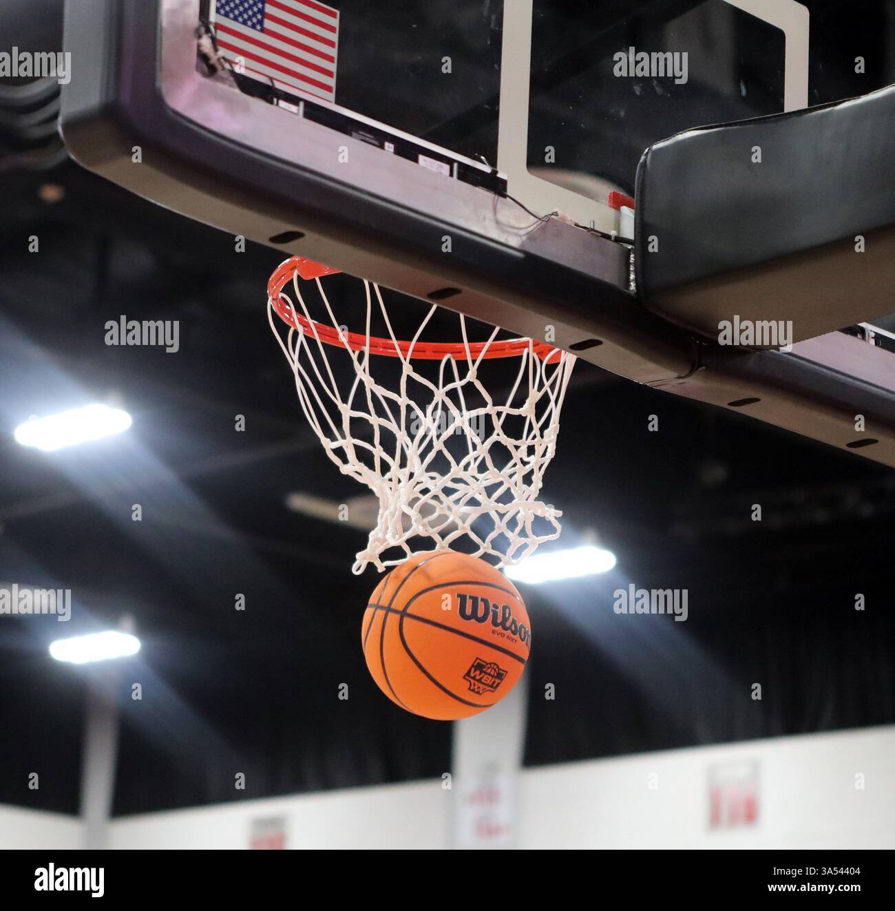 Las Vegas, USA. 20th Mar, 2025. March 20, 2025 - A WBIT Logo ball goes ...