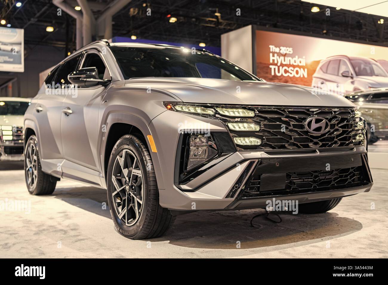 New York City, USA - March 27, 2024: 2025 Hyundai Tucson crossover car ...