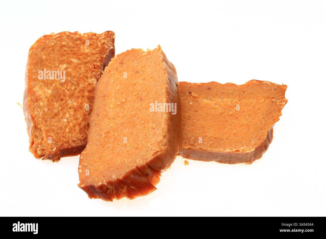 Rice cake zi ba on a white background Stock Photo - Alamy