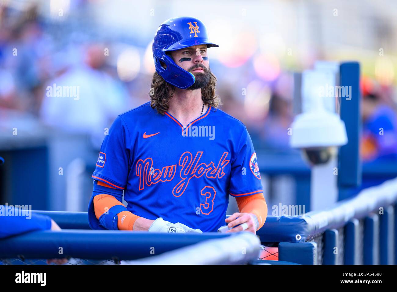 WEST PALM BEACH, FL - MARCH 20: New York Mets outfielder Jesse Winker ...