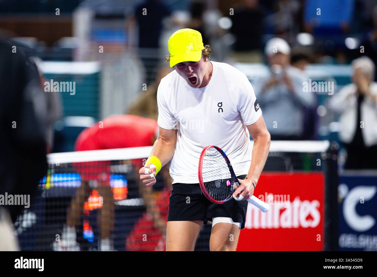 MIAMI GARDENS, FLORIDA - MARCH 20: Joao Fonseca of Brazil celebrates ...