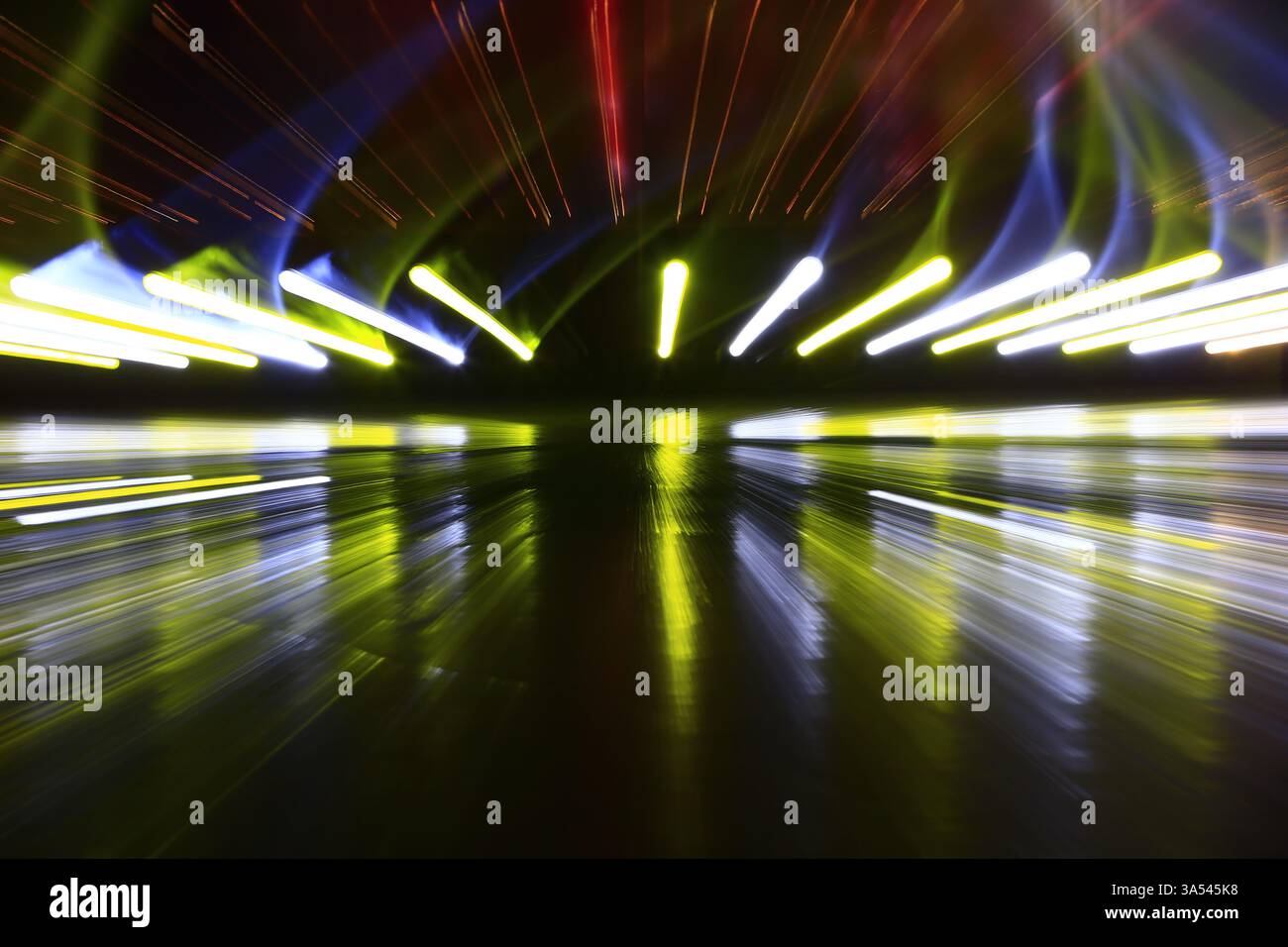 Stage lighting effect in the dark, close-up pictures Stock Photo - Alamy