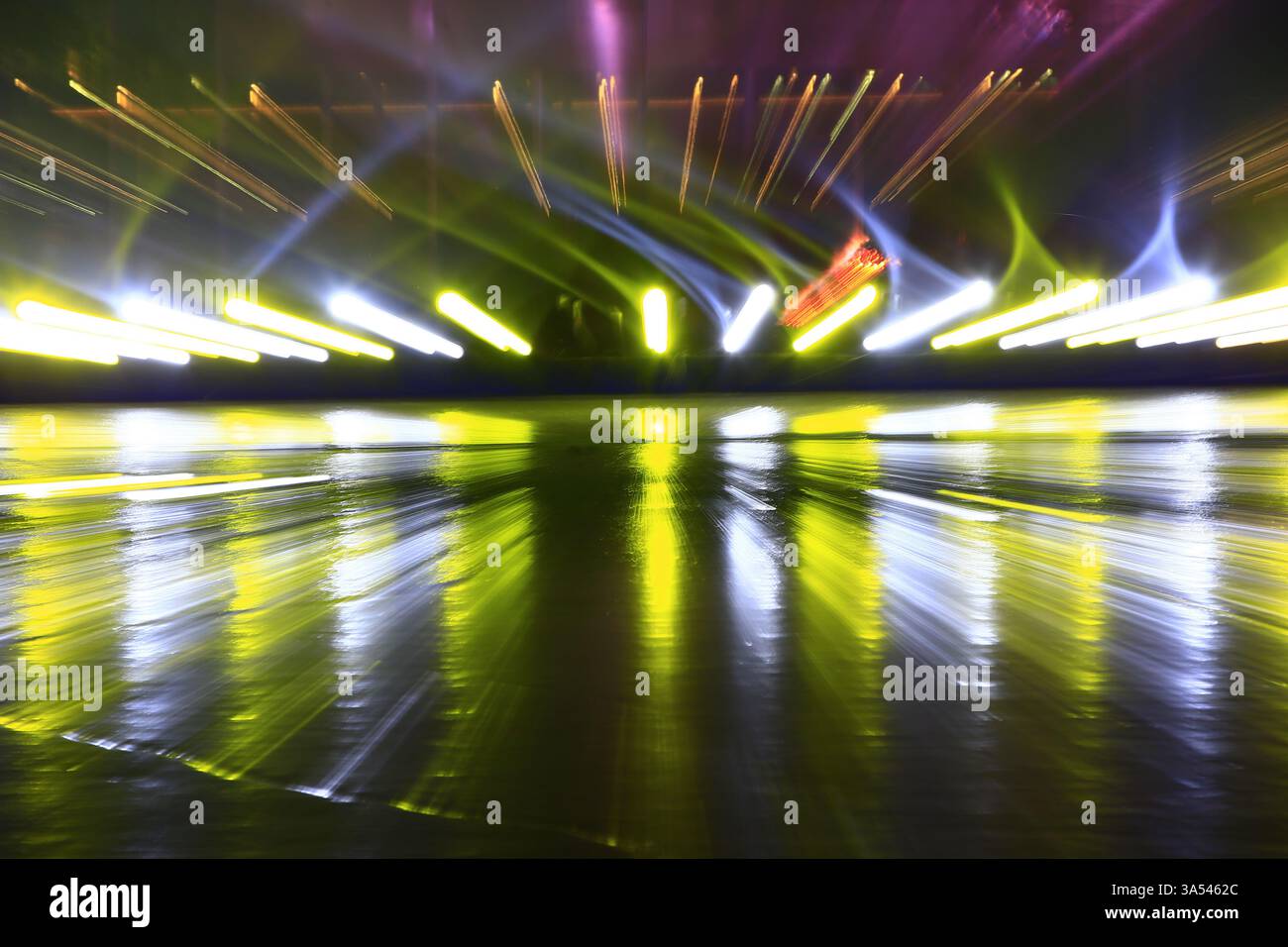 Stage lighting effect in the dark, close-up pictures Stock Photo - Alamy