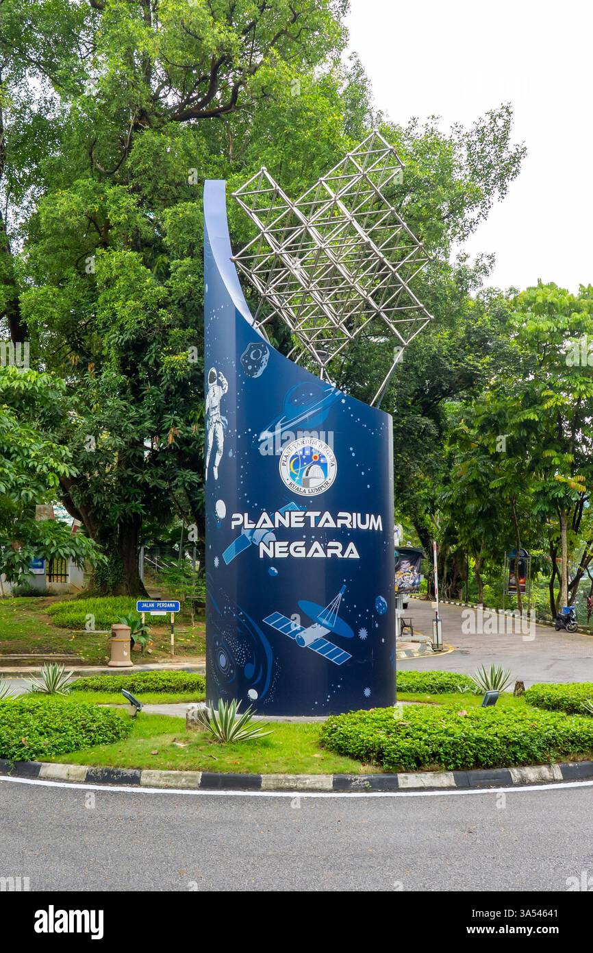 Kuala Lumpur, Malaysia - January 28, 2025: The sign of Planetarium ...