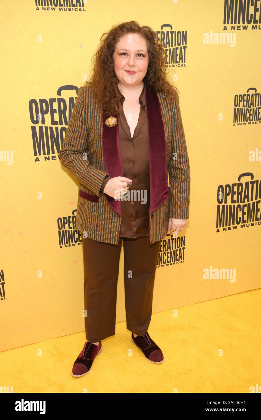 Amanda Jill Robinson attends "Operation Mincemeat" opening night at the ...