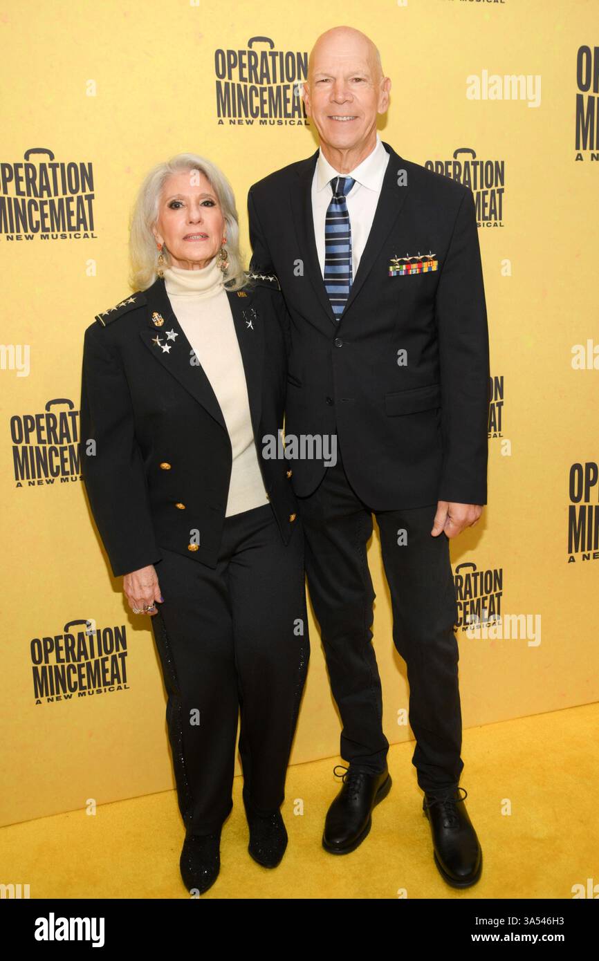 New York, USA. 20th Mar, 2025. (L-R) Jamie deRoy and David Zippel ...