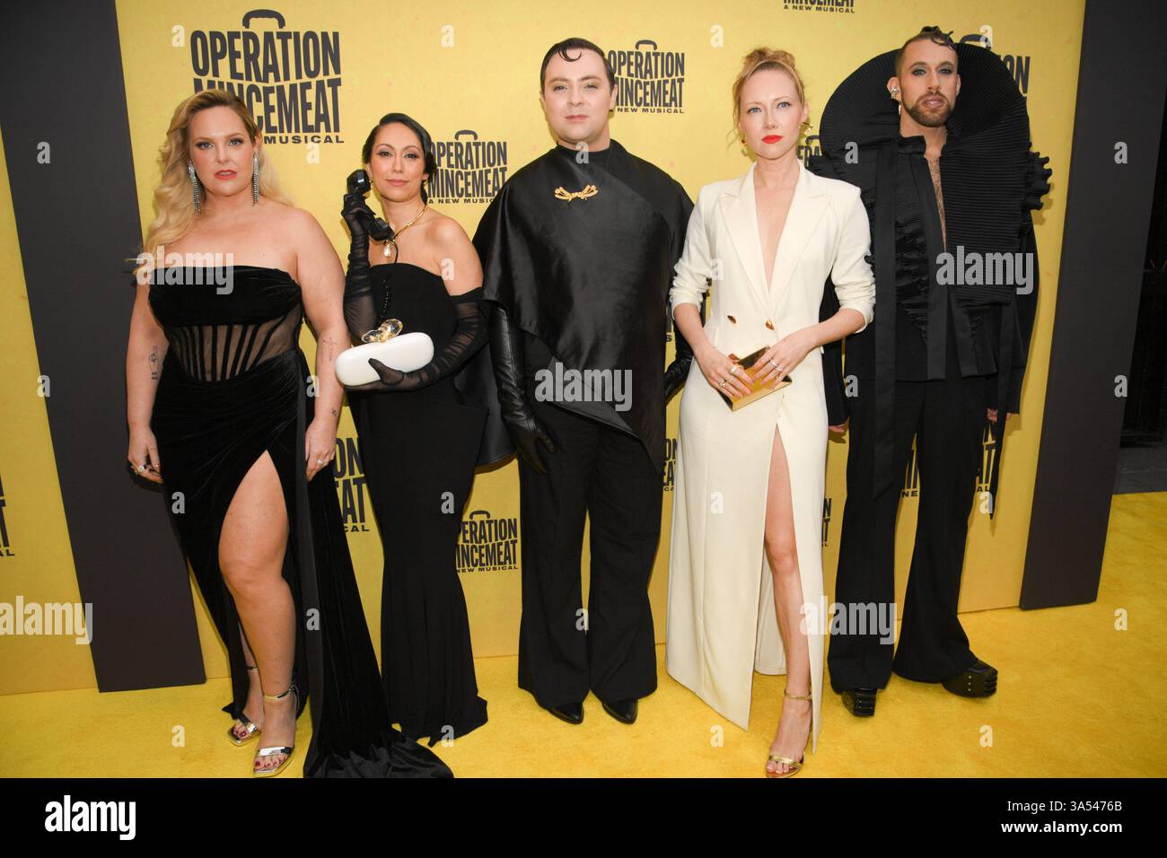 (L-R) Zoë Roberts, Claire Marie Hall, Jak Malone, Natasha Hodgson and ...