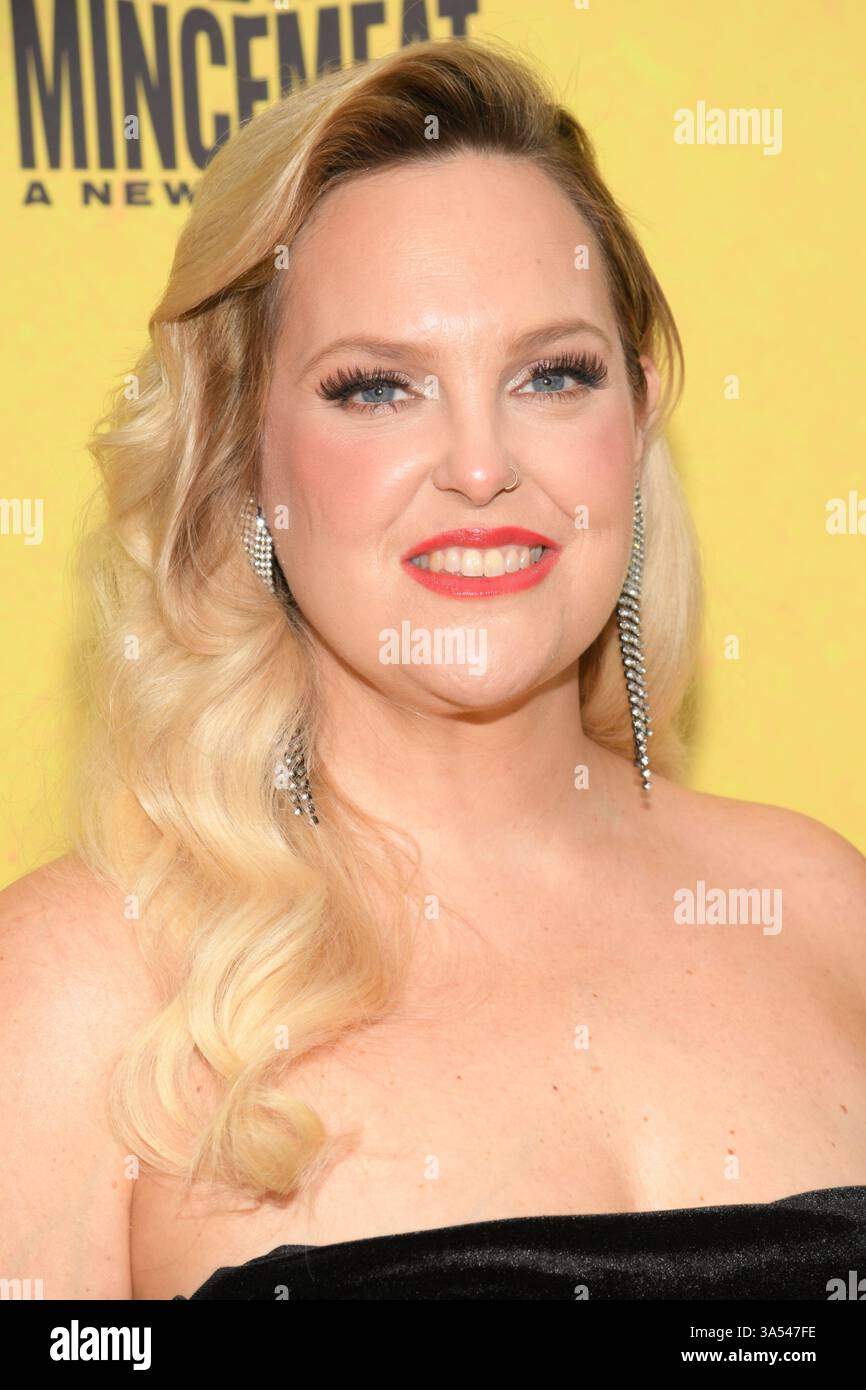 New York, USA. 20th Mar, 2025. Zoë Roberts attends "Operation Mincemeat ...