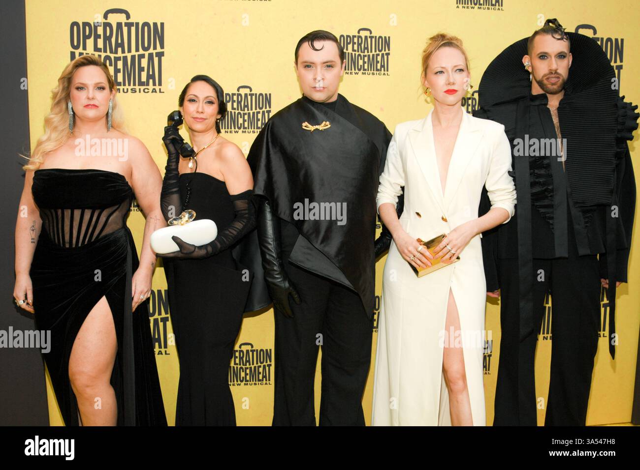 (L-R) Zoë Roberts, Claire Marie Hall, Jak Malone, Natasha Hodgson and ...