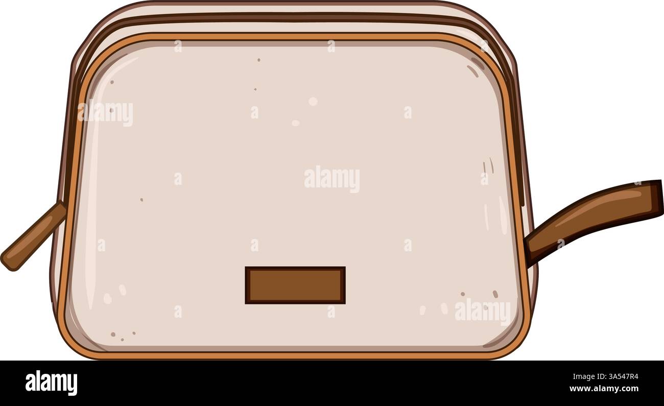 glow toiletry bag cartoon vector illustration Stock Vector Image & Art ...
