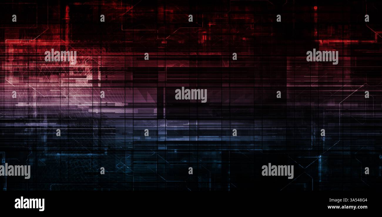 World Community as a Technology Concept Art Stock Photo - Alamy