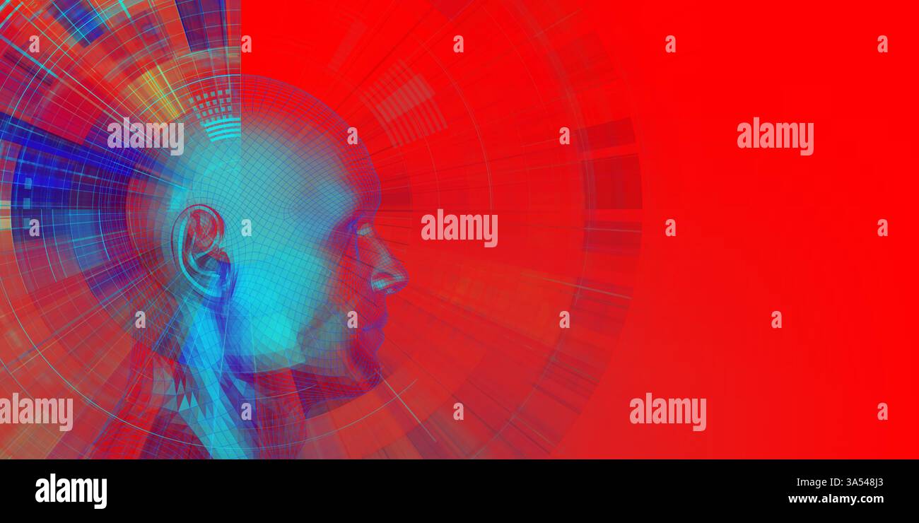 Science Technology Concept With Digital Research And Development Stock ...