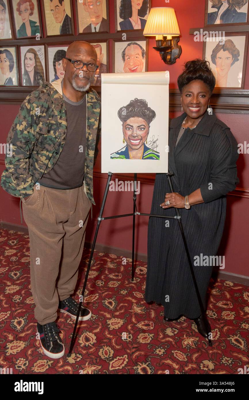 New York, United States. 20th Mar, 2025. Samuel L. Jackson and wife ...