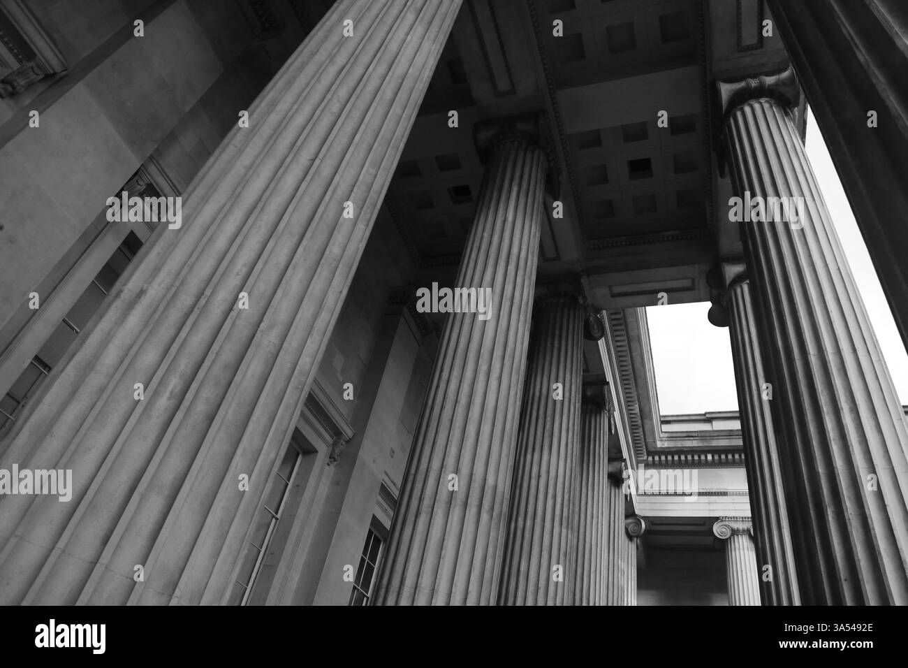 Architecture front entrance st Black and White Stock Photos & Images ...