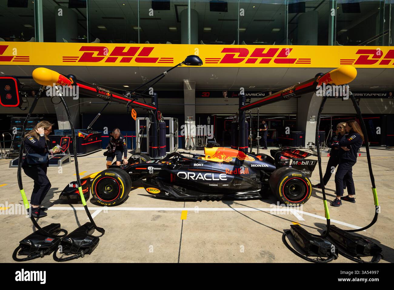 01 VERSTAPPEN Max (nld), Red Bull Racing RB21, car presentation ...