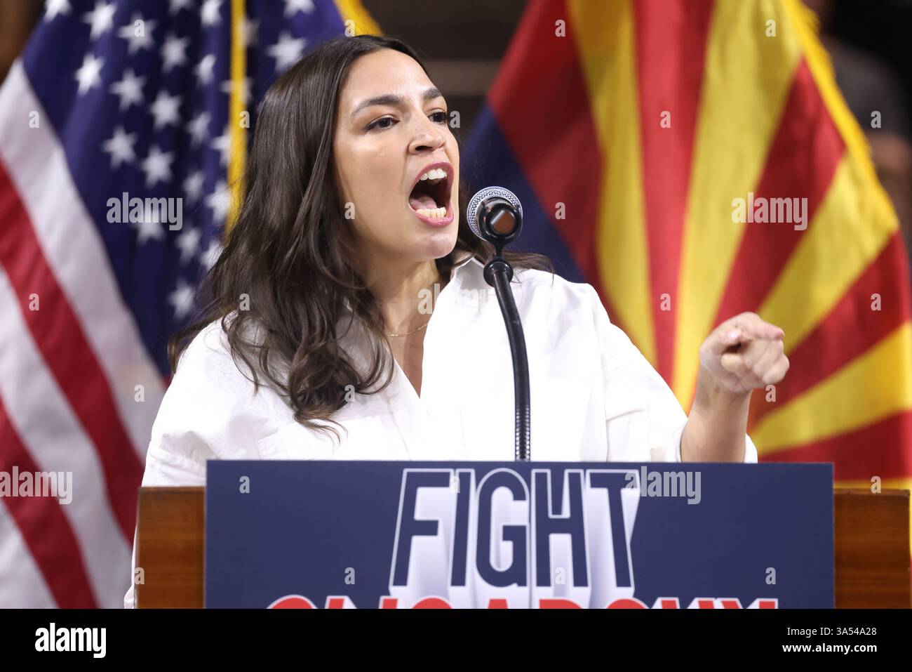 March 20, 2025, Tempe, Arizona, USA: Congresswoman ALEXANDRIA OCASIO ...