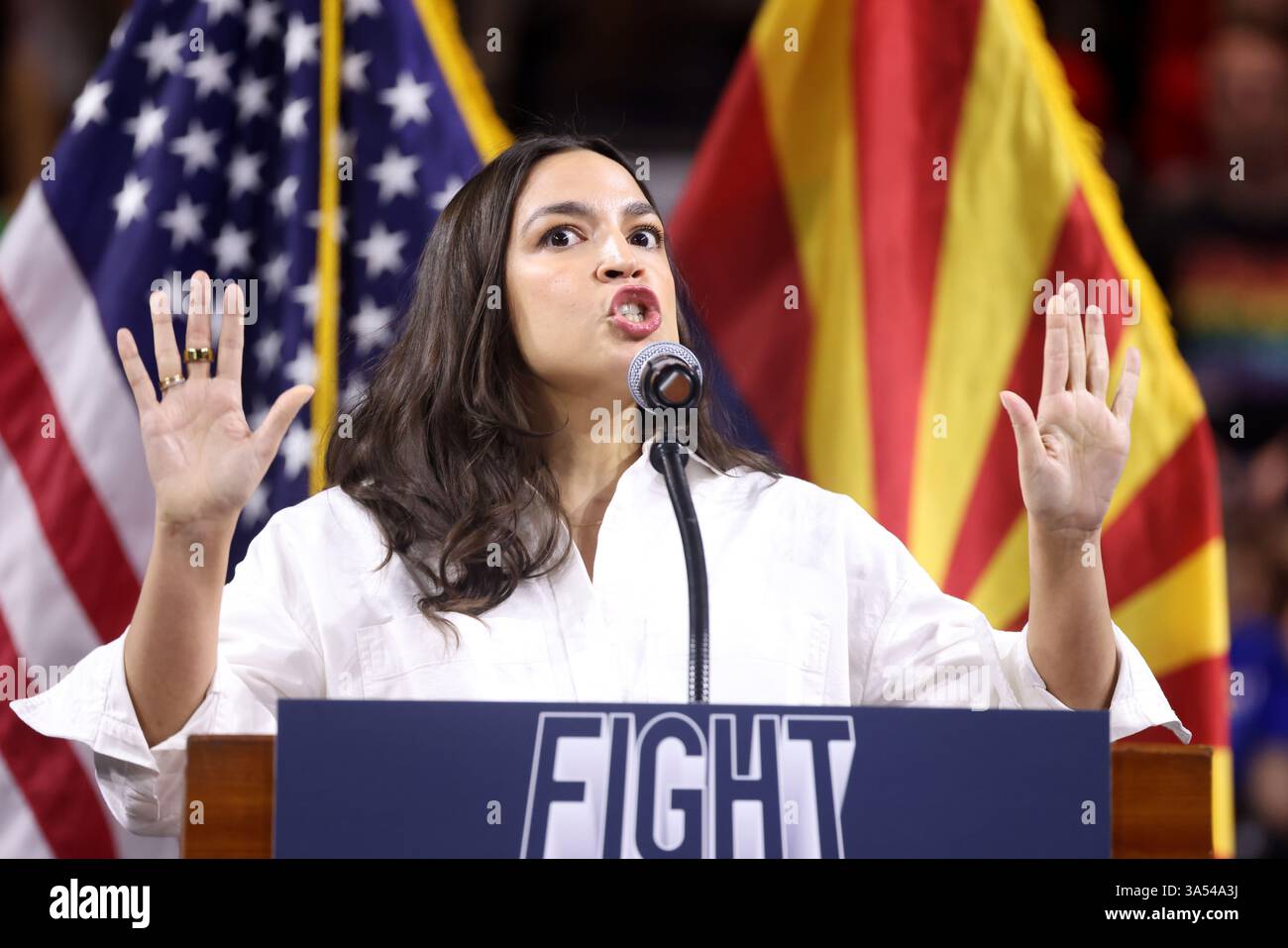 Tempe, Arizona, USA. 20th Mar, 2025. Congresswoman ALEXANDRIA OCASIO ...