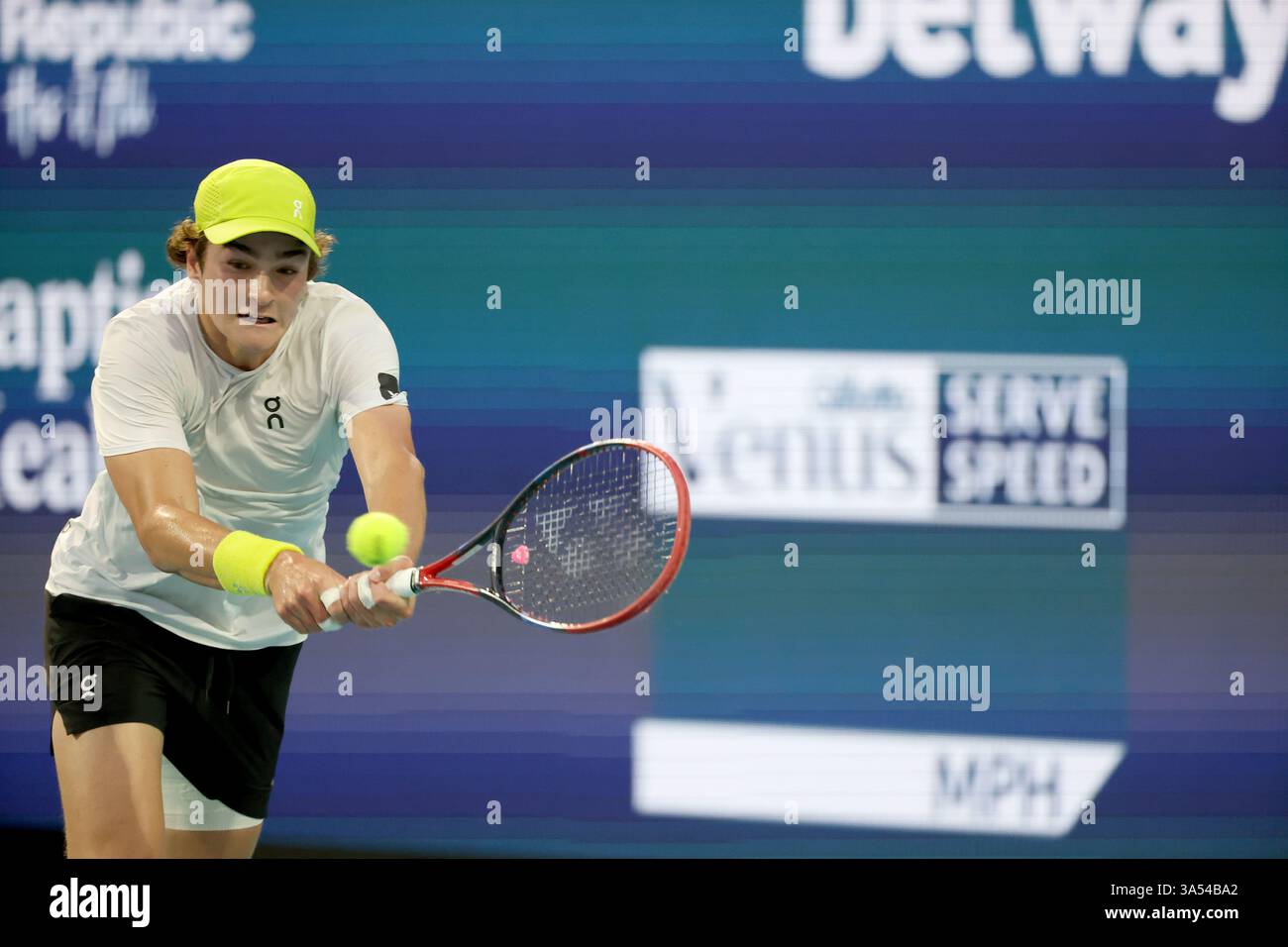 MIAMI GARDENS, FLORIDA - MARCH 20: Joao Fonseca of Brazil defeats ...