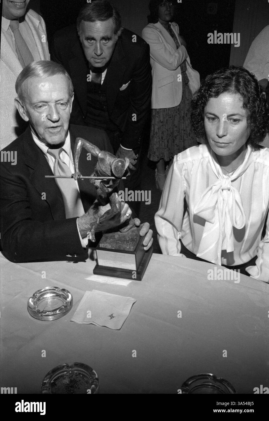 Fred Astaire and Robyn Smith at the ASCAP Piped Piper Awards in 1980 ...