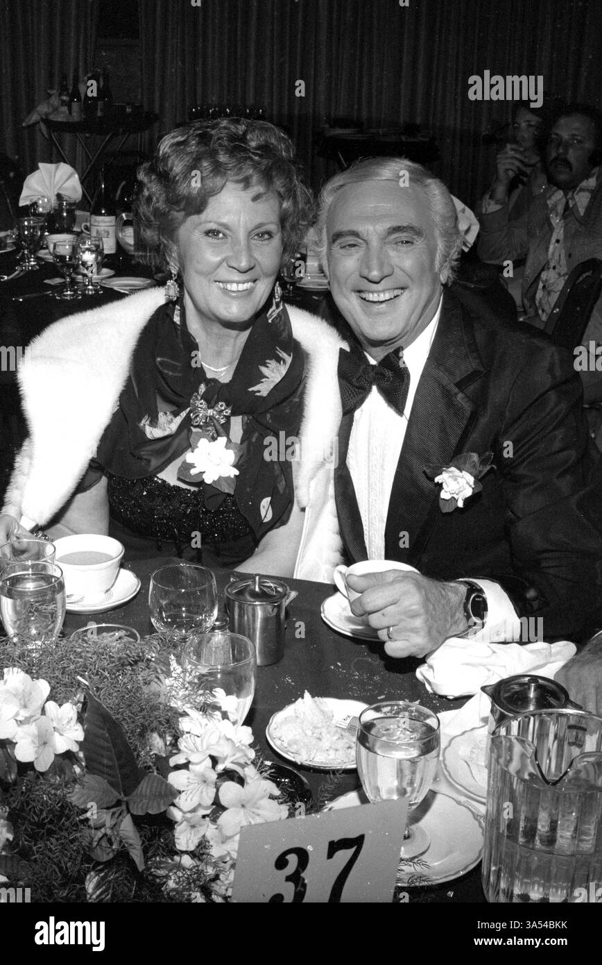 Robert Alda and Flora Marino Circa 1980's Credit: Ralph Dominguez/MediaPunch Stock Photo - Alamy