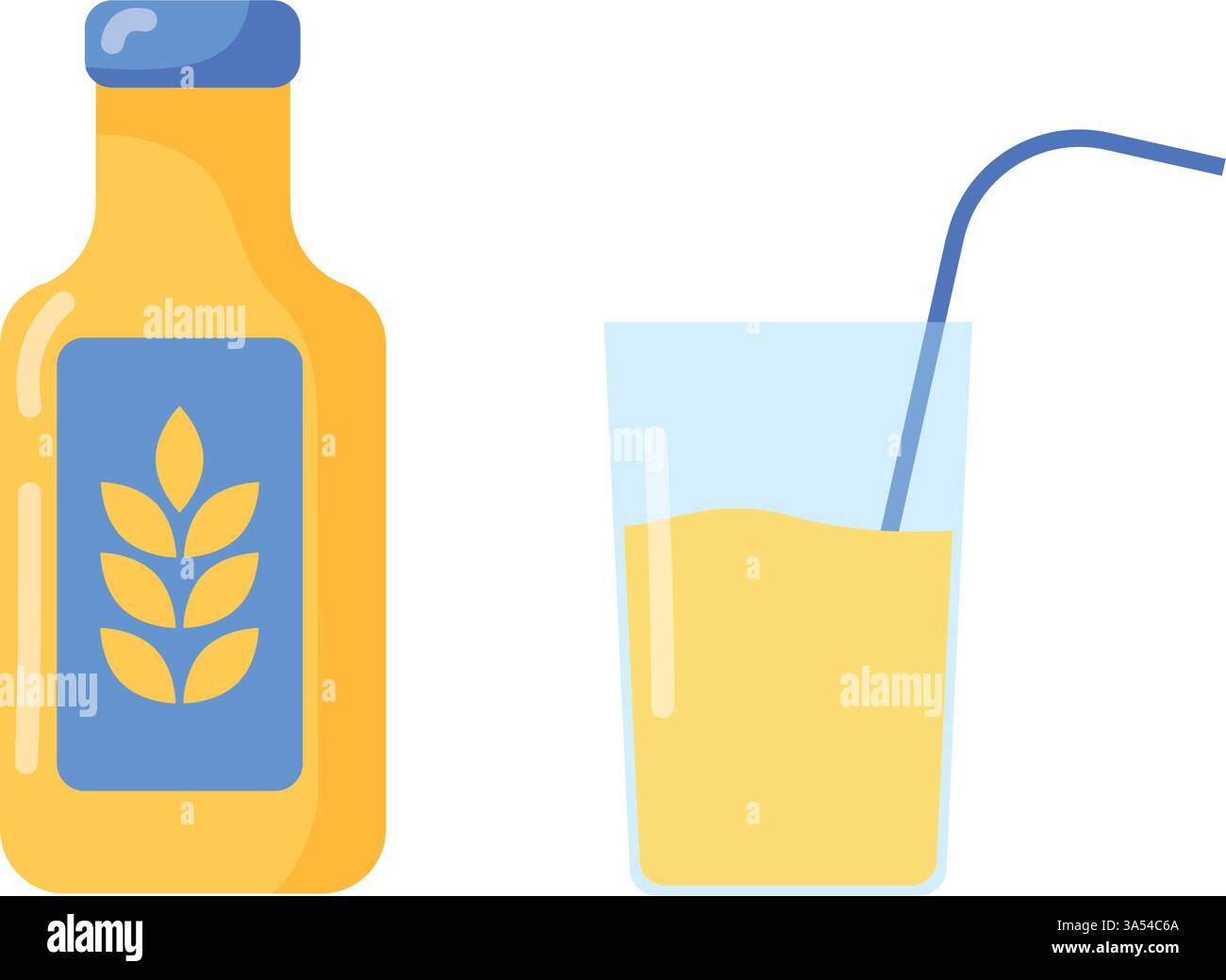 Glass milk cut out Stock Vector Images - Alamy