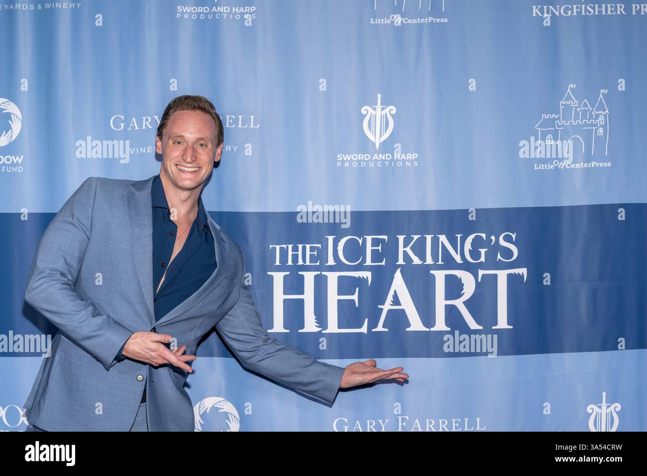 Actor Nathaniel Dolquist attends the Los Angeles Premiere of TV Series The Ice King's Heart at ...