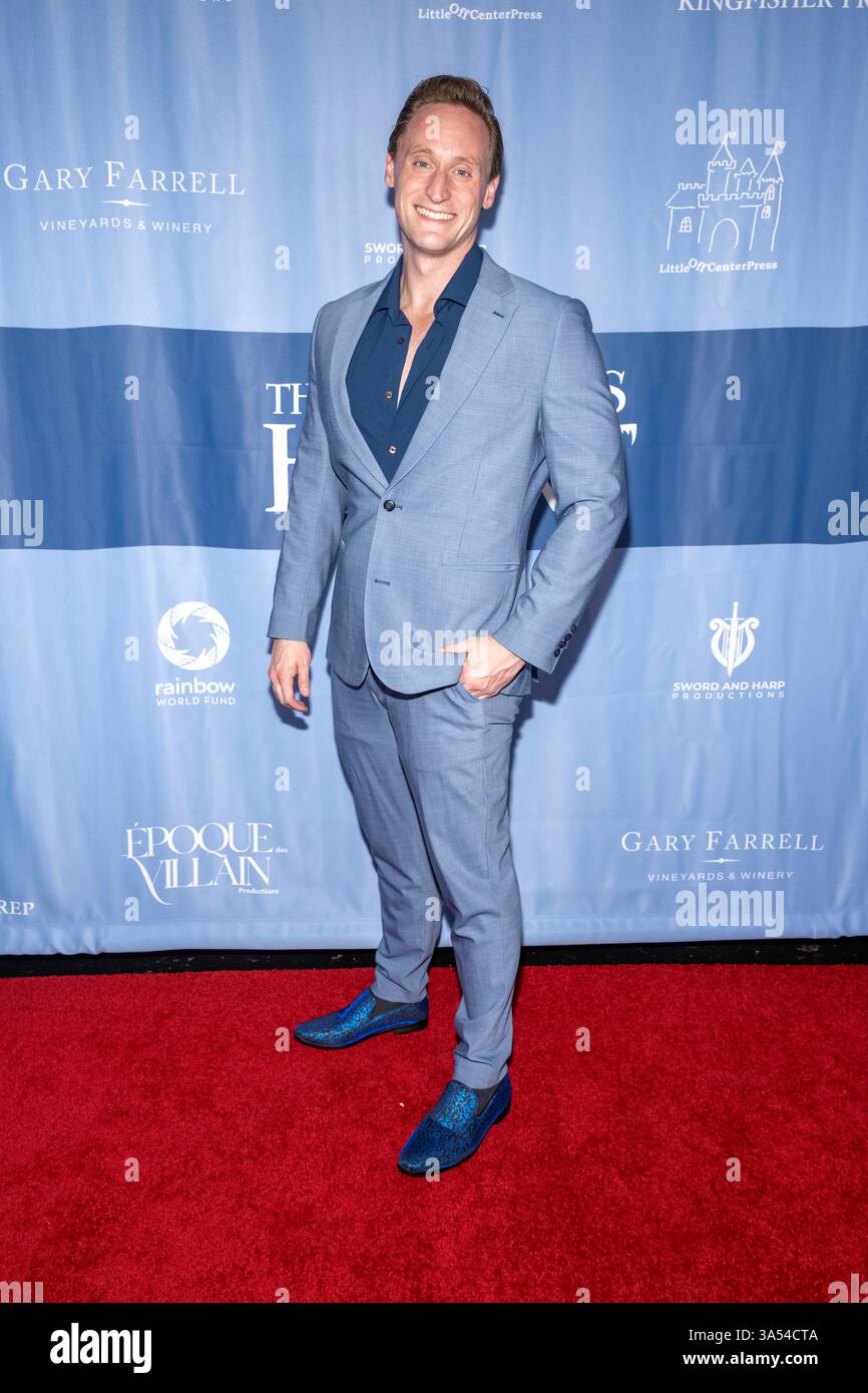 Actor Nathaniel Dolquist attends the Los Angeles Premiere of TV Series The Ice King's Heart at ...