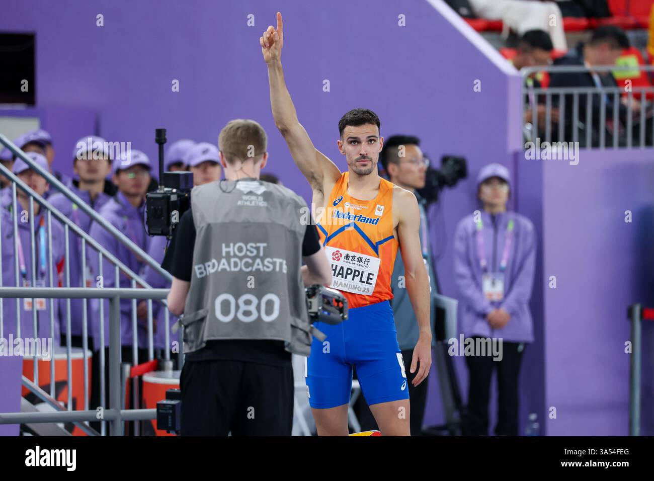 NANJING, CHINA - MARCH 21: Samuel Chapple of the Netherlands before ...