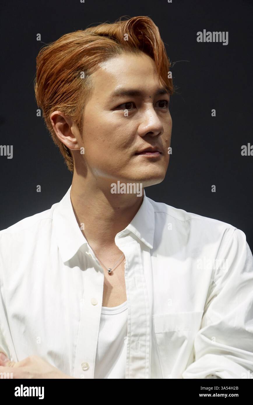 Taiwanese singer, songwriter, actor and director Kenji Wu attends an ...