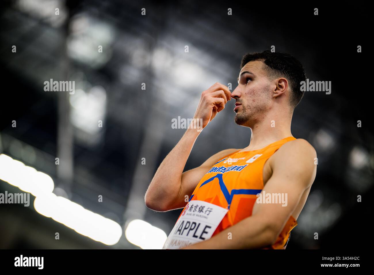 Nanjing, China. 21st Mar, 2025. Dutch Samuel Chapple pictured in action ...