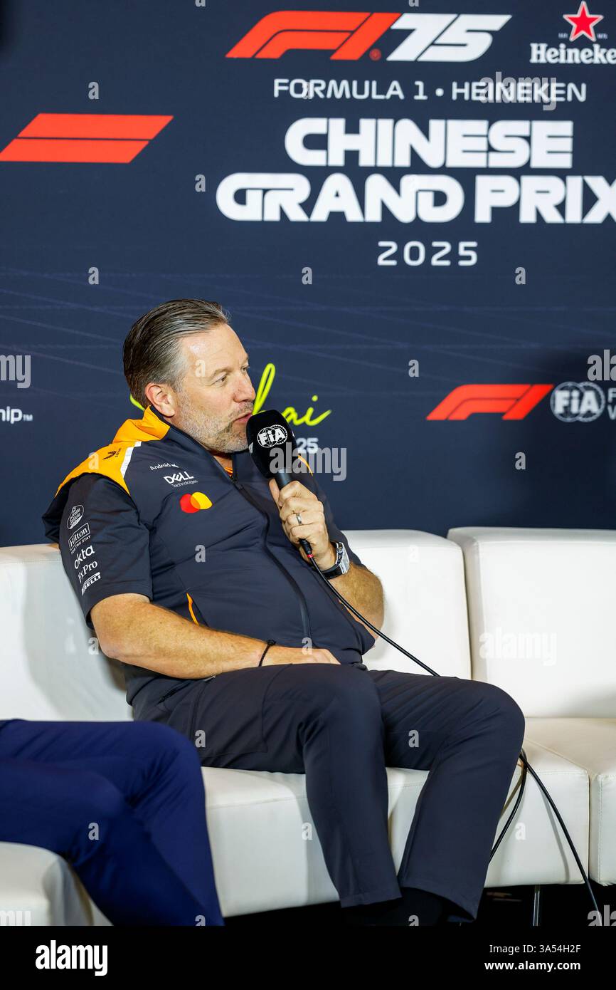 Shanghai, Chine. 21st Mar, 2025. BROWN Zak (usa), CEO of of McLaren ...