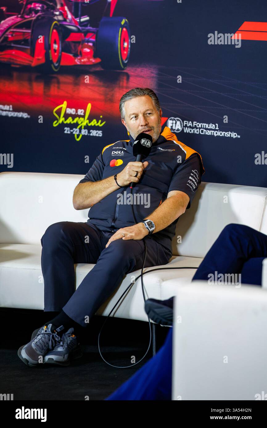 Shanghai, Chine. 21st Mar, 2025. BROWN Zak (usa), CEO of of McLaren ...