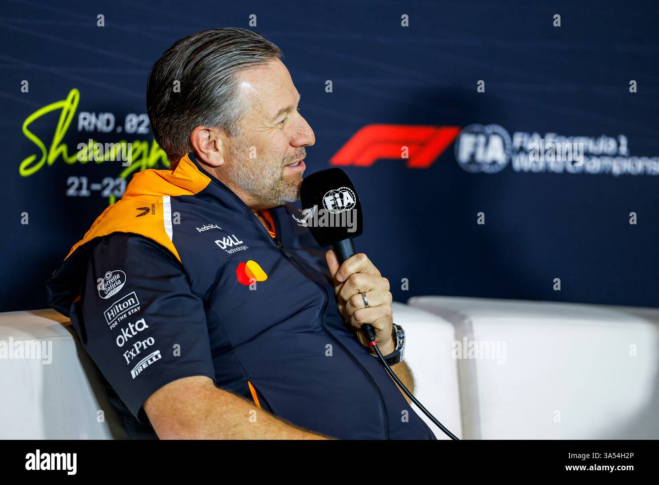 Shanghai, Chine. 21st Mar, 2025. BROWN Zak (usa), CEO of of McLaren ...