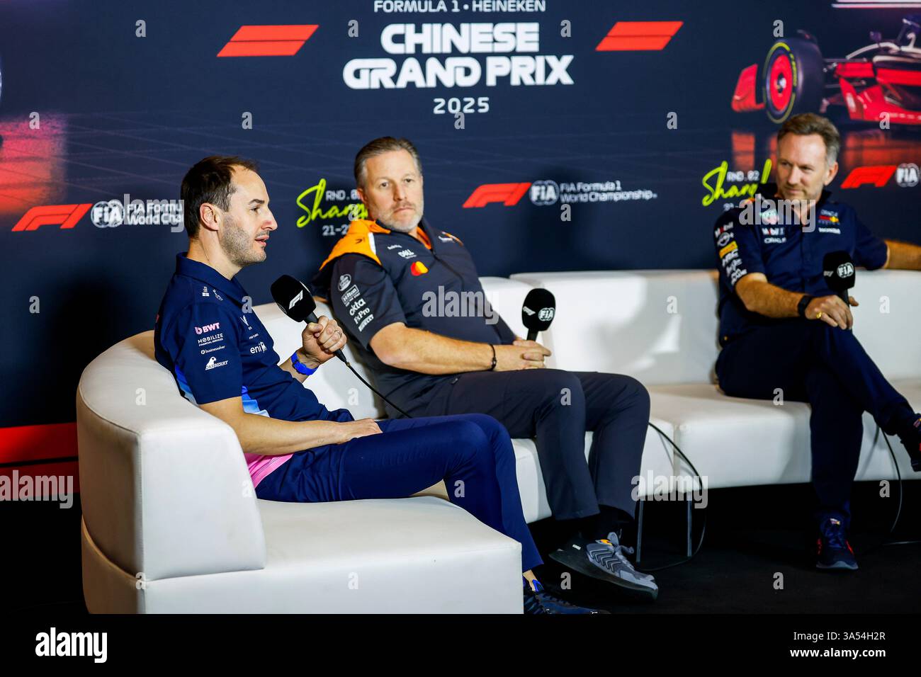 Shanghai, Chine. 21st Mar, 2025. HORNER Christian (gbr), Team Principal ...