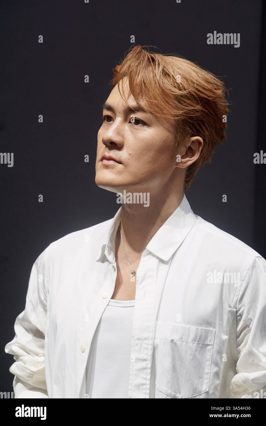 Taiwanese singer, songwriter, actor and director Kenji Wu attends an ...