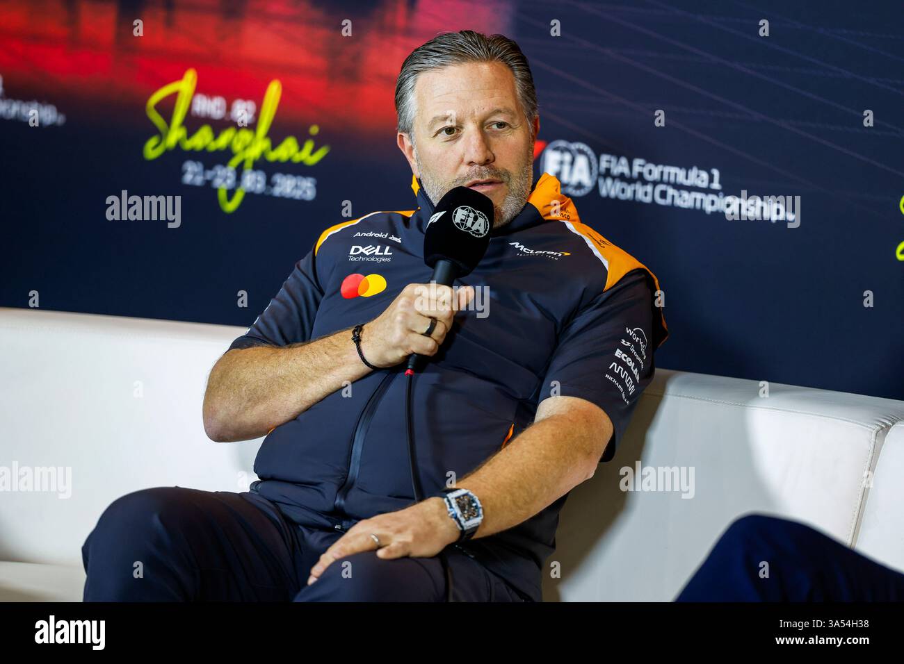 Shanghai, Chine. 21st Mar, 2025. BROWN Zak (usa), CEO of of McLaren ...