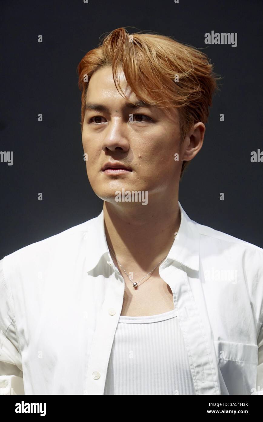 Taiwanese singer, songwriter, actor and director Kenji Wu attends an ...