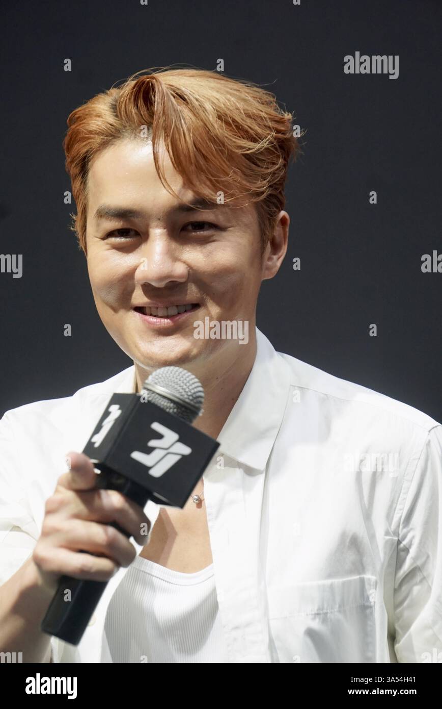 Taiwanese singer, songwriter, actor and director Kenji Wu attends an ...