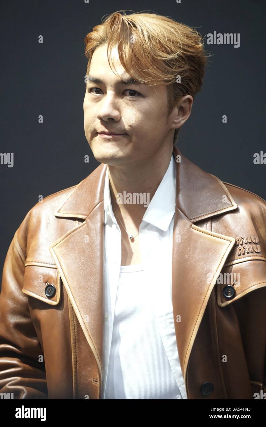 Taiwanese singer, songwriter, actor and director Kenji Wu attends an ...