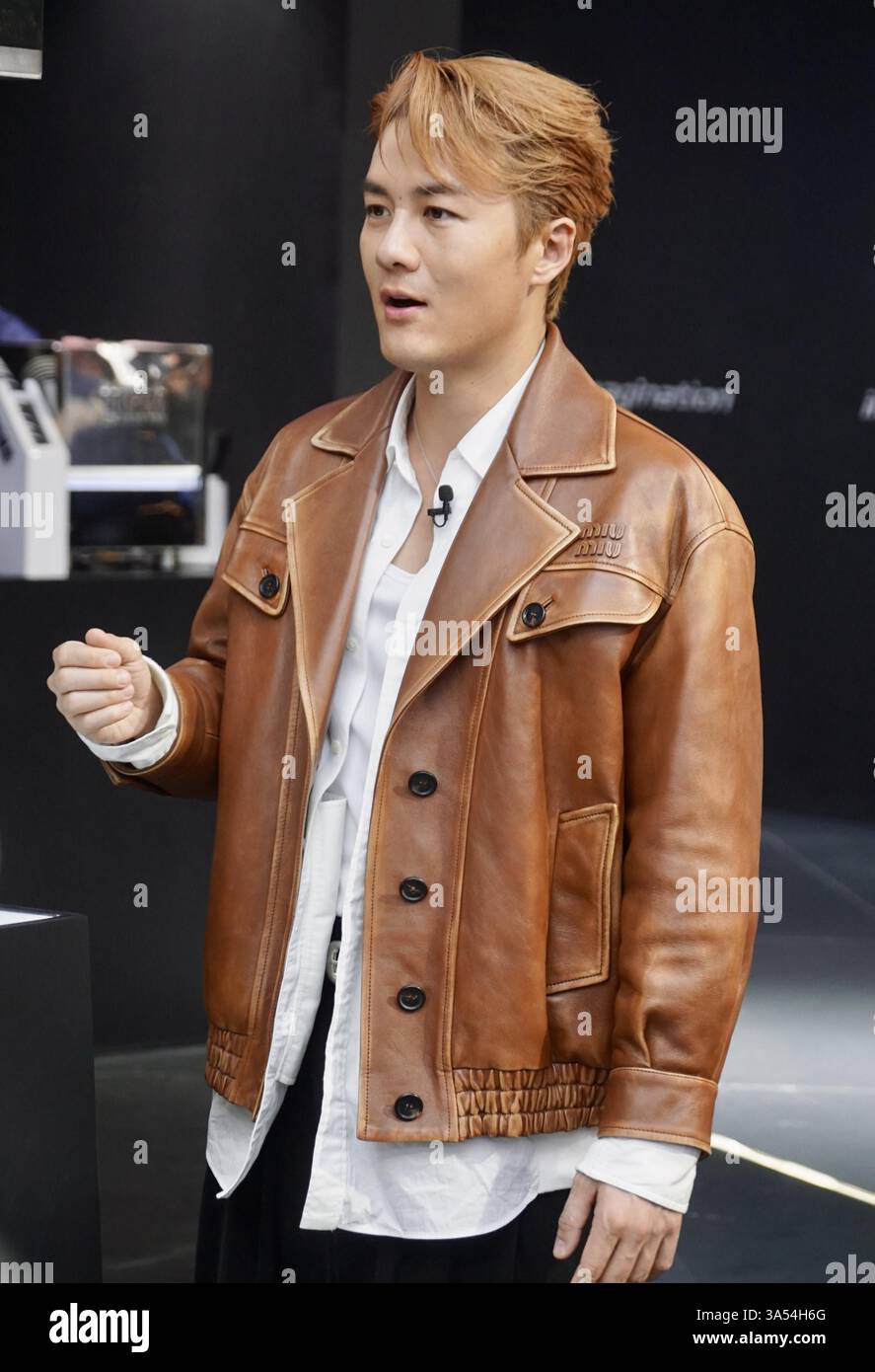 Taiwanese singer, songwriter, actor and director Kenji Wu attends an ...