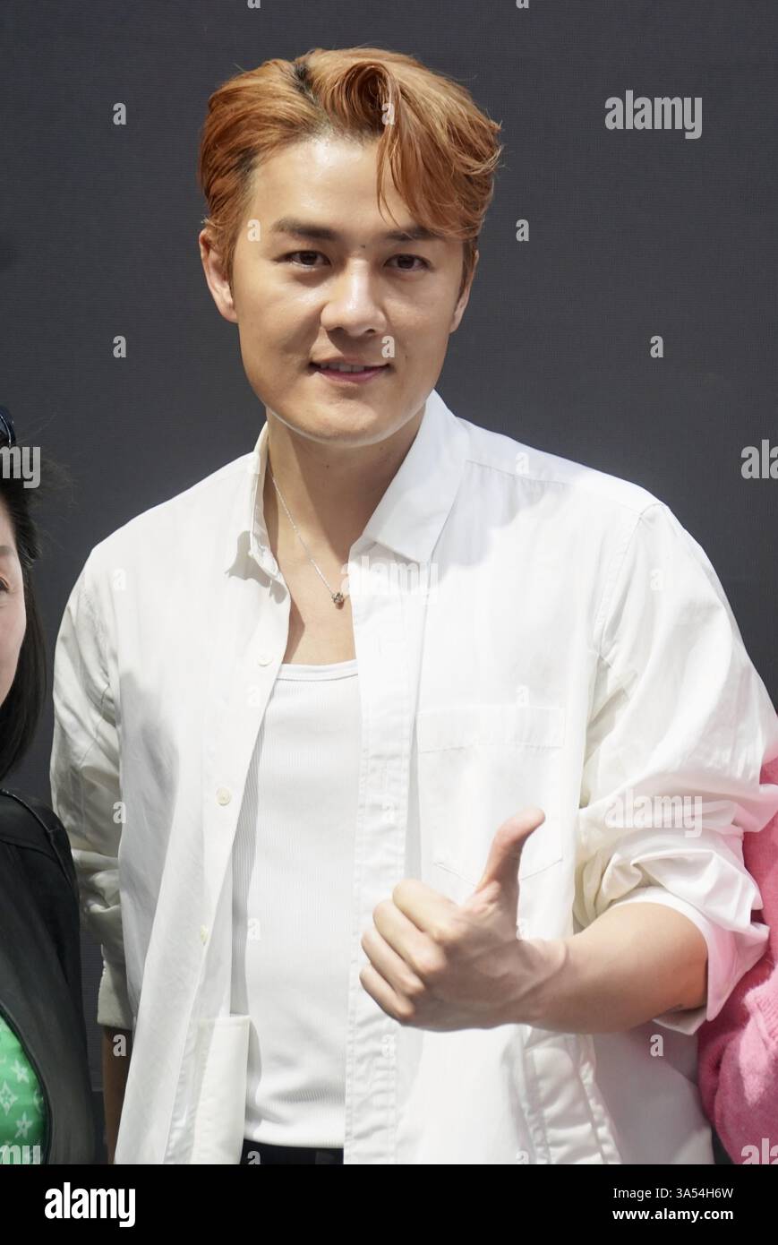 Taiwanese singer, songwriter, actor and director Kenji Wu attends an ...