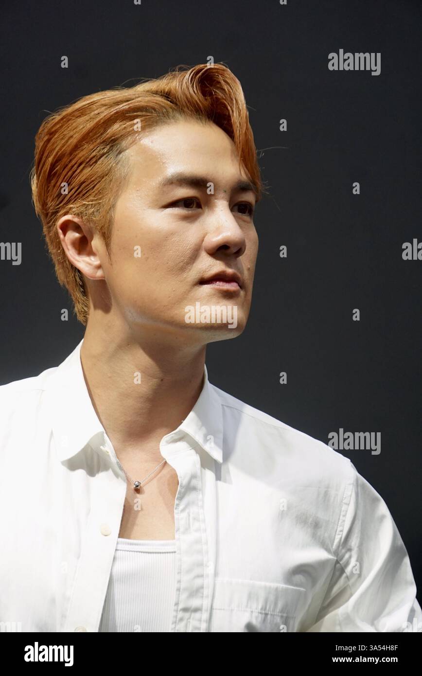 Taiwanese singer, songwriter, actor and director Kenji Wu attends an ...