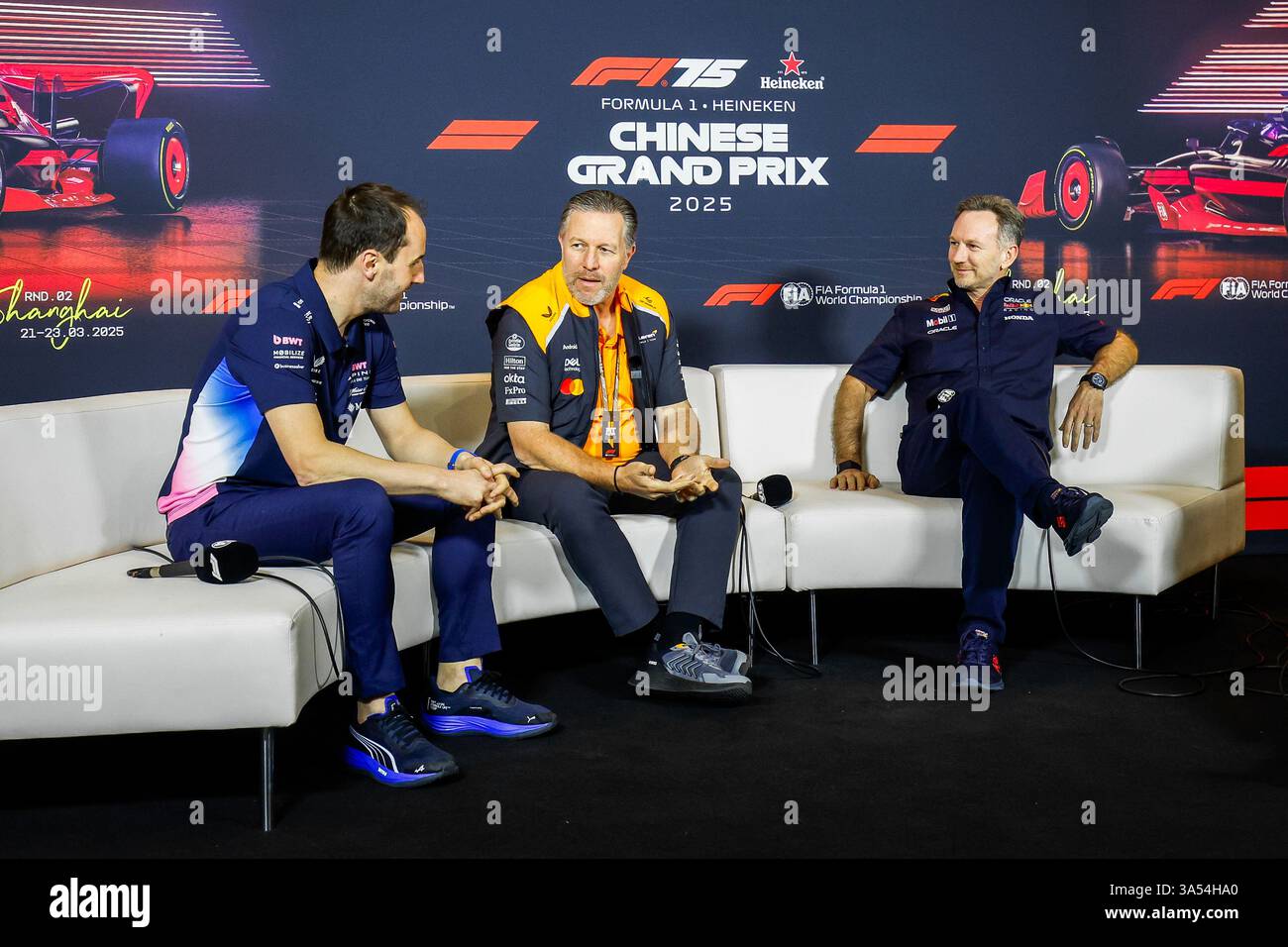 Shanghai, Chine. 21st Mar, 2025. HORNER Christian (gbr), Team Principal ...