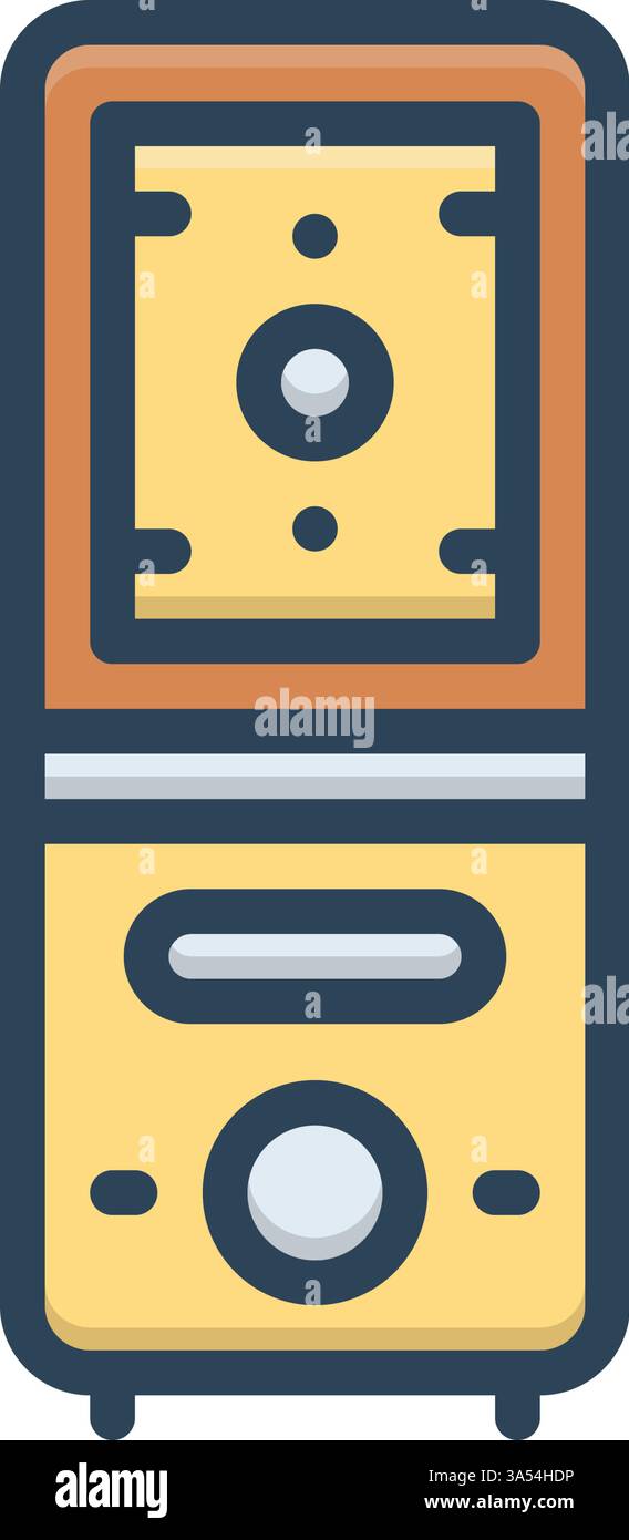 Icon for system unit, computer Stock Vector Image & Art - Alamy