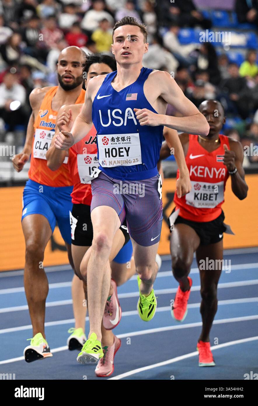 Nanjing, China's Jiangsu Province. 21st Mar, 2025. Josh Hoey (front) of ...