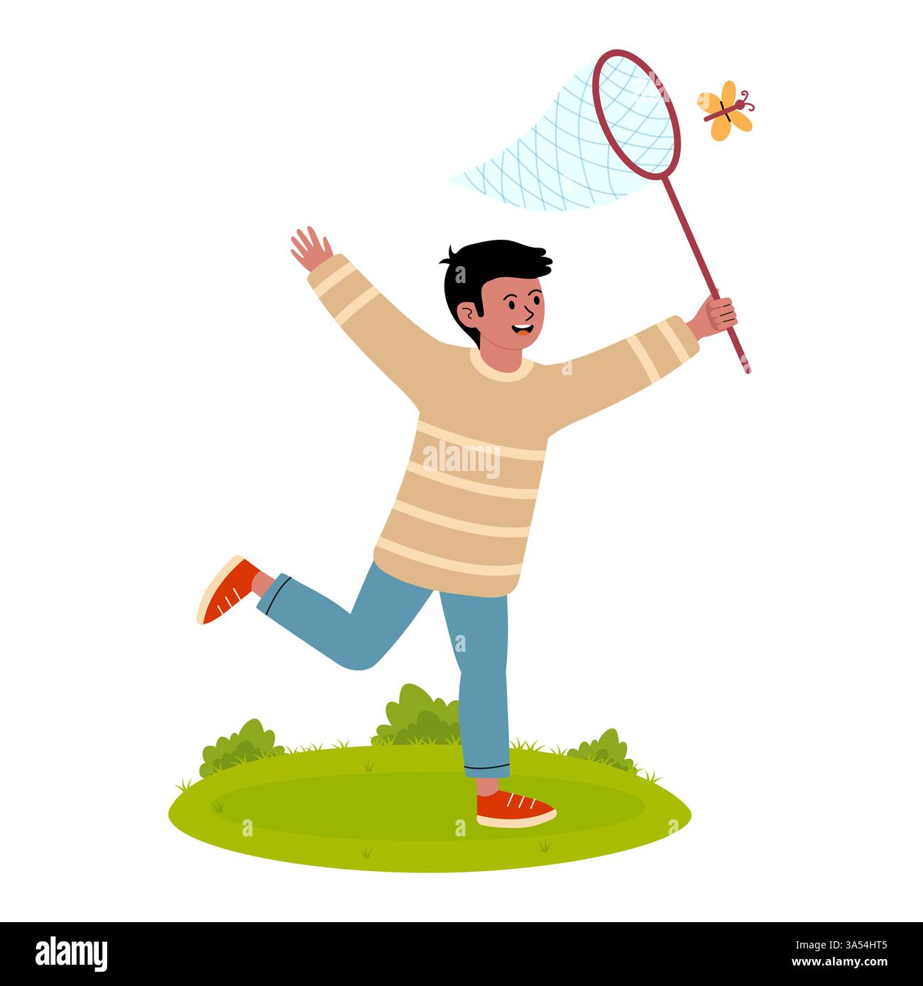 Child insect net Stock Vector Images - Alamy